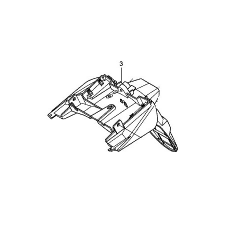 Rear Fender License Plate Honda PCX 33601-KWN-901