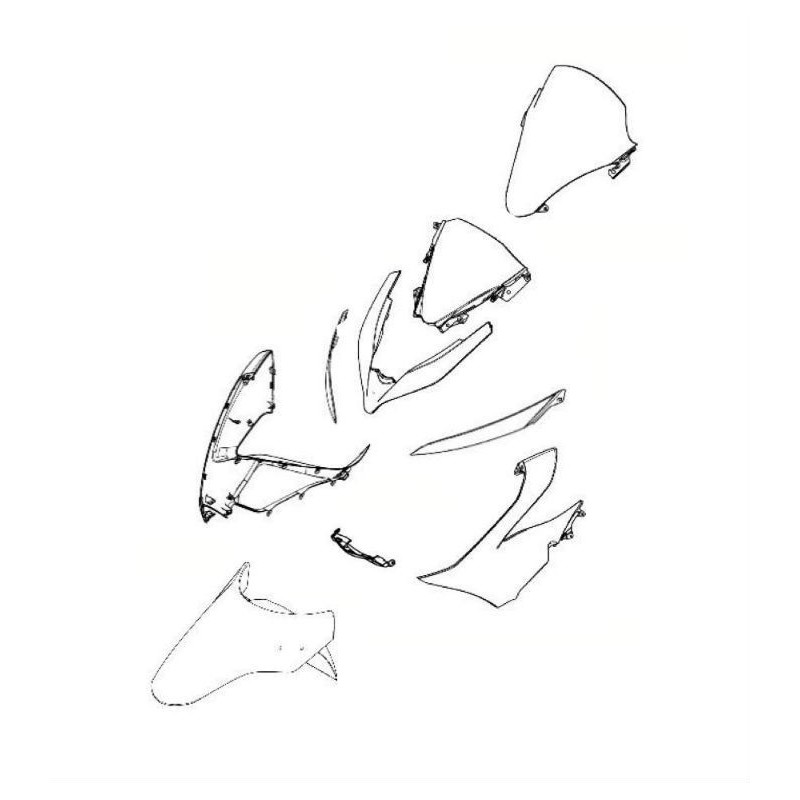 Cover Right Front Honda PCX 64501-K97-T00