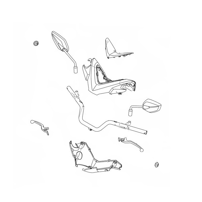 Cover Handle Upper Yamaha NMAX 2DP-F6143-00