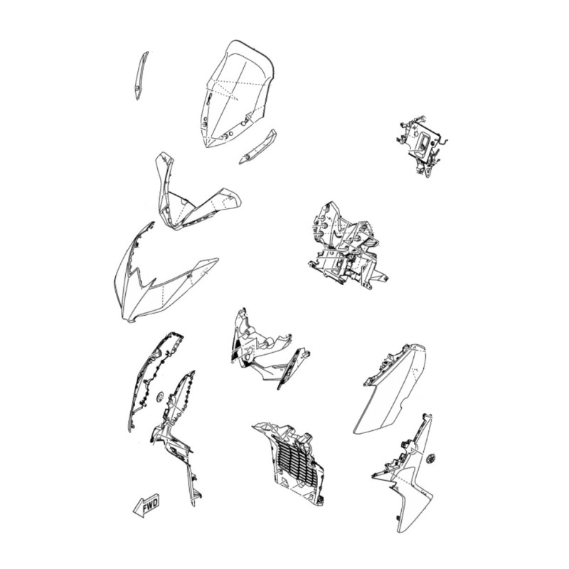 Emblem Yamaha XMAX 300 B74-F414B-00