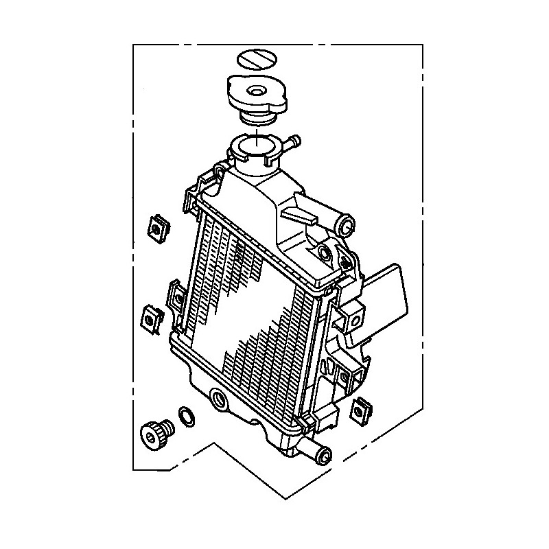 Radiator Honda PCX 125 v1 (2010-2011-2012) 19100-KWN-900