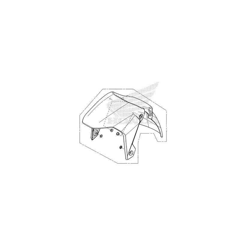 Front Fender Honda ADV 160 61000-K0W-NB0ZB