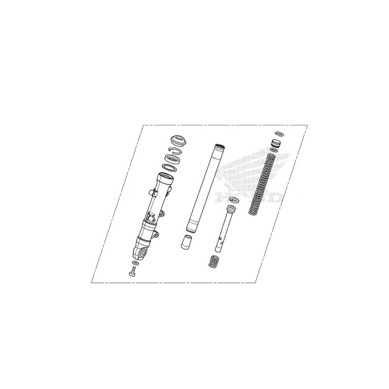 Front Fork Left Honda Forza 350 51500-K1B-T21