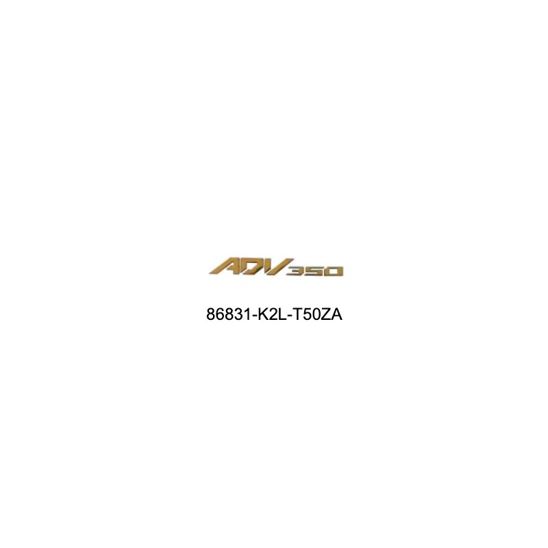 Emblem GOLD Honda ADV 350 86831-K2L-T50ZA