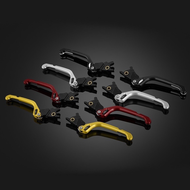 Set Adjustable Brake Levers Bikers Lambretta V200