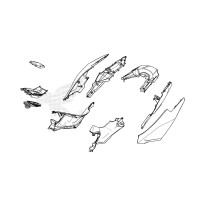 OEM Body Cover Grab Rail Parts Honda ADV 160